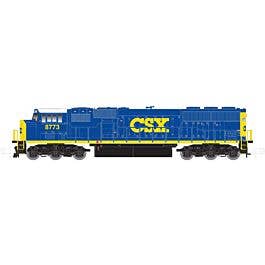 Atlas - EMD SD60M 2-Window Version - Standard DC - CSX #8768 (YN3, blue, yellow) - 150-40002048