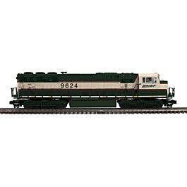 Atlas O - EMD SD70MAC - 3-Rail - Proto-Sound 3.0 - Premier - BNSF #9624 (Ex-BN Executive, green ...