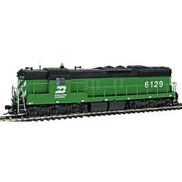 Walthers - EMD SD9 - Standard DC - Burlington Northern #6131 (Cascade Green, black) - 920-48617