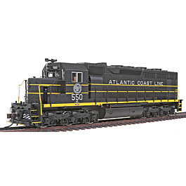Atlas - EMD SDP35 - Standard DC - Master(R) Silver - Atlantic Coast Line #550 (black, yellow ...