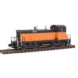 Walthers - EMD SW1200 - Standard DC - Milwaukee Road 613 (orange, black ...
