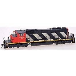 Intermount - EMD/GMDD SD40-2W No Dynamics/No Snow Shields w/DCC - Canadian National (black ...