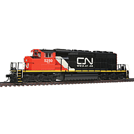 Intermount - EMD/GMDD SD40-2W w/LokSound & DCC - Canadian National (black, white, red, Website ...