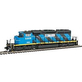 Intermount - EMD/GMDD SD40-2W w/LokSound & DCC - Diesel Electric Services (blue, black) - 85-49309S