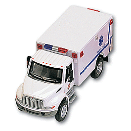 Boley - Emergency - 2001 International EMS Ambulance - White Cab & Body ...