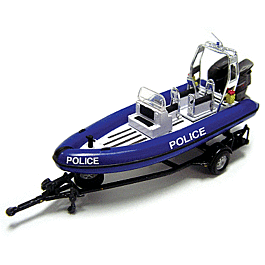 Boley - Emergency - Speed Boat w/Trailer - Police Department (blue ...