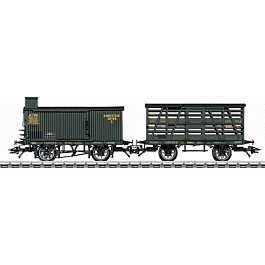 Marklin - Era I Freight Car Set - K.Bay.Sts.B Royal Bavarian State RR ...