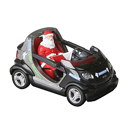 Busch - European Automobile - Smart Crossblade with Santa Claus - 189-48978