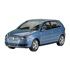 Wiking - European Automobile - VW Polo - Blue Metallic - 781-3440