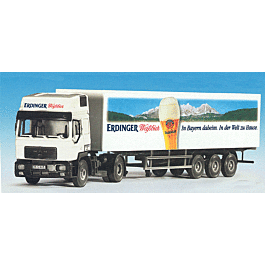 Kibri - European Tractor/Trailer - MAN 2 Axle w/High Roof - w/3 Axle ...