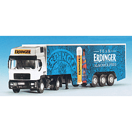 Kibri - European Tractor/Trailer - MAN 3 Axle Double Refrigerator ...