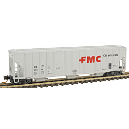MicroTrain - Evans 100-Ton 3-Bay Covered Hopper w/Elongated Hatches, Barber Roller Brng T - FMC ...
