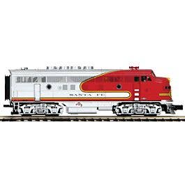 MTH - F-3 A Unit w/Snd ATSF #33 - 507-20207641