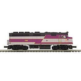 MTH - F40PH w/Snd MBTA #1066 - 507-22206812