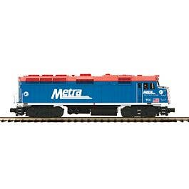 MTH - F40PH w/Snd Metra #154 - 507-22206762