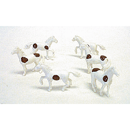Boley - Farm Animals - Horses - White w/Brown Spots - 185-201882319
