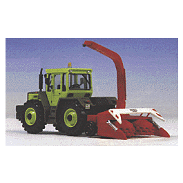 Kibri - Farm Machinery Mercedes - Tractor w/Front-Mounted Forage ...