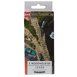Busch - Feldbahn HOf 6.5mm (Z) Gauge Industrial Track - Curve 6-7/8" 17 ...