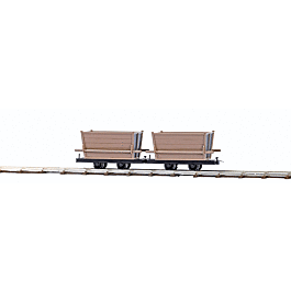 Busch - Feldbahn Peat Wagon 2-Pack - Ready to Run (Runs on Z Scale ...