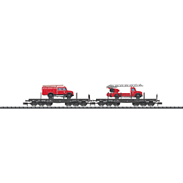 Trix - Fire Department Car Set - Era III - German Federal Railway - 739 ...