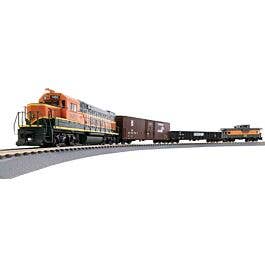 Walthers - Flyer Express Fast-Freight Train Set - Burlington Northern ...