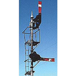OregonRail - Four-Track Signal Bridge (Plastic Kit) - With Semaphores ...