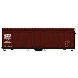 Accurail - Fowler 36' Wood Boxcar - Kit - Central Vermont 62374 (Boxcar ...