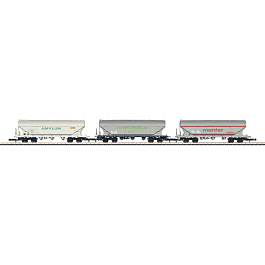 Marklin - Freight - Silo 3-Car Set for Grain Transport - 441-82622