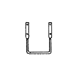 Grandt - Freight Car Stirrup Steps - Black - 300-83