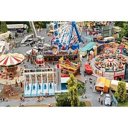 Faller - Funfair Set - Kit - Includes 7 Structure Kits - Includes ...