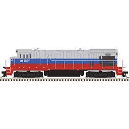 Atlas - GE B23-7 Phase 1 Low Nose - Standard DC - Master Silver - Metro-North Commuter Railroad ...