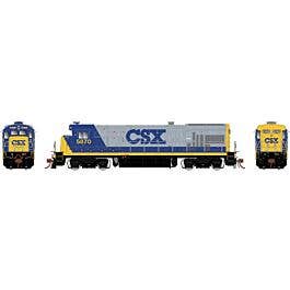 Rapido - GE B36-7 - LokSound and DCC - CSX 5870 (YN2, gray, blue, yellow, No Ditch Lights) - 606 ...