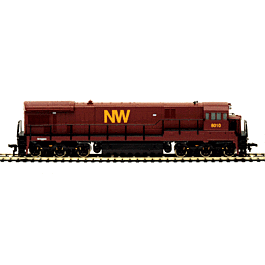 Atlas - GE C30-7 Diesel - N&W #8010, Adirondack Trucks (maroon) - 150-8614