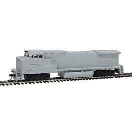 Atlas - GE Dash 8-40BW - Standard DC - Master(R) Silver - Undecorated (Gull-Wing Cab, Ditch ...