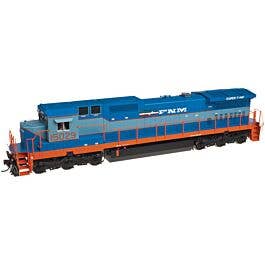Atlas - GE Dash 8-40C w/DCC - Master(R) - Ferrocarriles Nacionales de Mexico FNM #15014 (2-Tone ...