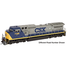 Atlas - GE Dash 8-40CW w/DCC - Master(R) - CSX #7677 (YN2, gray, blue ...