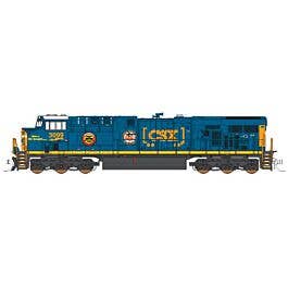 Fox Valley - GE ES44AC GEVO - Standard DC - CSX #3099 (blue, yellow ...