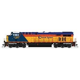 BLI - GE ES44AC GEVO - Standard DC - Stealth - CSX #1869 (Chessie ...