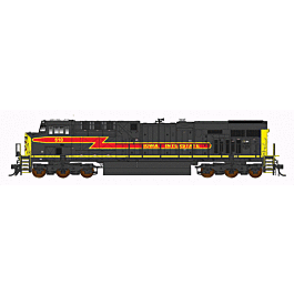 Intermount - GE ES44AC w/DCC - Iowa Interstate (black, red, yellow ...
