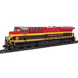 Intermount - GE ES44AC w/DCC - Kansas City Southern (Southern Belle; red, black, yellow) - 85-49742