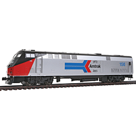 Kato - GE P42 Genesis w/ESU LokSound & DCC - Amtrak #156 (40th Anniversary Phase I; silver, red ...