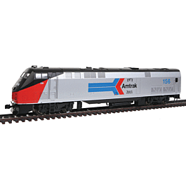 Kato - GE P42 Genesis w/Tsunami(R) Sound & DCC - Amtrak #156 (40th Anniversary Phase I, silver ...