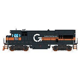 Intermount - GE U18B - DCC - Guilford Rail System MEC (gray, orange ...