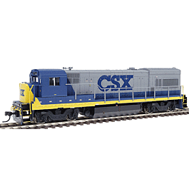 Atlas - GE U23B - Standard DC - CSX - Painted (blue, gray, yellow), No ...