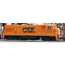 Atlas - GE U23B - Standard DC - CSX #9552 (Maintenance-of-Way orange ...