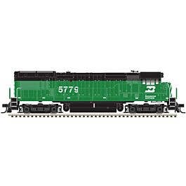 Atlas - GE U30B Low Nose Phase II - Standard DC - Master(R) Silver - Burlington Northern #5779 ...