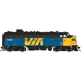 Rapido - GMD FP7 - LokSound & DCC - Via Rail Canada 6569 (blue, yellow ...