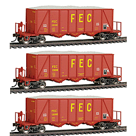 Walthers - Gold Line(TM) 40' Ortner 100-Ton Open Aggregate Hopper Ready ...