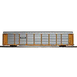 Walthers - Gold Line(TM) 89' Tri-level Enclosed Auto Carrier-Assembled - TTX (TTX Flat & Rack ...
