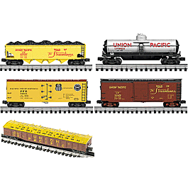 K-Line - Gold Line(tm) Freight Car 5-PAC - Union Pacific - 401-62321171